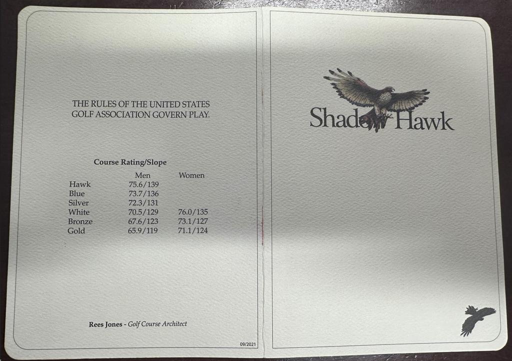 Shadow Hawk Golf Club - Course Profile | Course Database