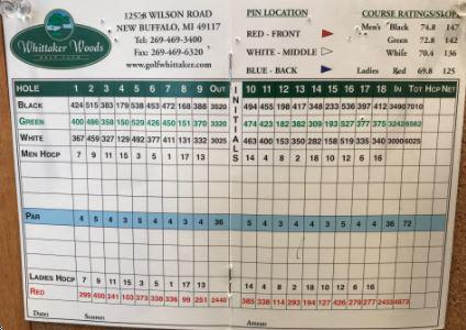 Whittaker Woods Golf Club - Course Profile | Course Database