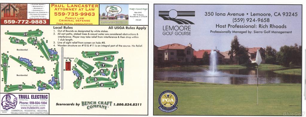 Lemoore GC - Course Profile | Course Database