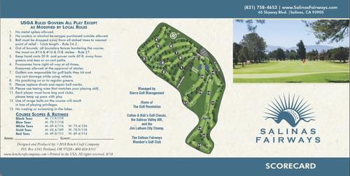 Salinas Fairways GC - Course Profile | Course Database