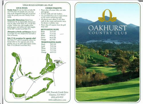 Oakhurst CC - Course Profile | Course Database