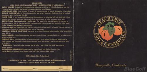 Peach Tree GCC - Course Profile | Course Database