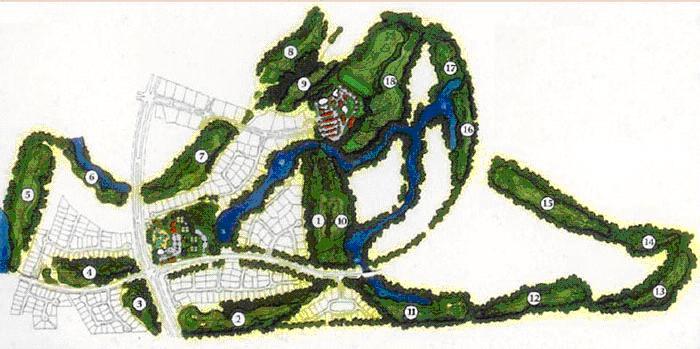 Sienna Plantation Golf Club - Layout Map | Course Database