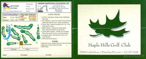 Maple Hills Golf Club - Course Profile | Course Database
