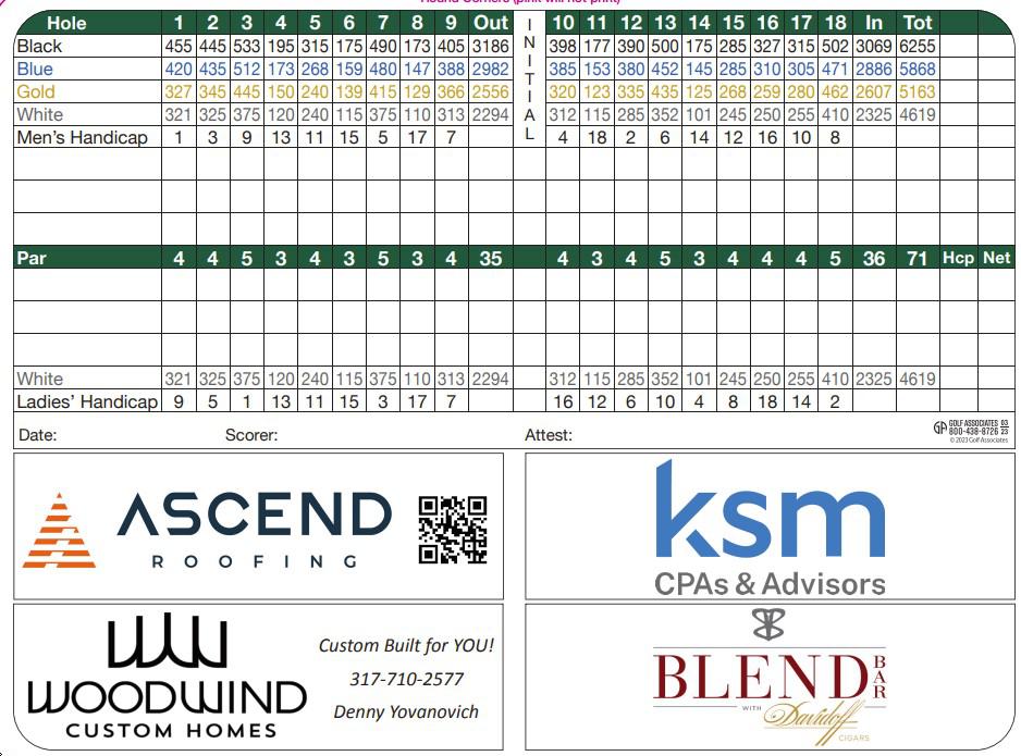 Wood Wind Golf Course - Course Profile | Course Database