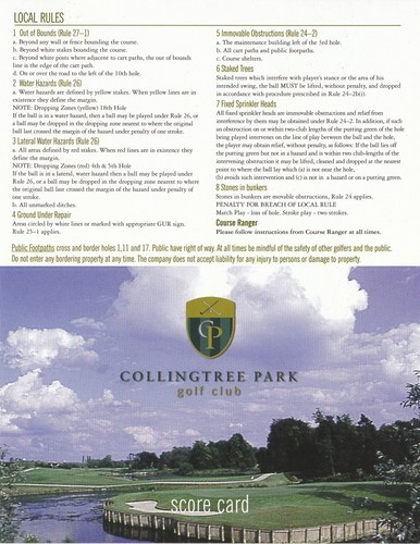 Collingtree Park Golf Club - Course Profile | Course Database