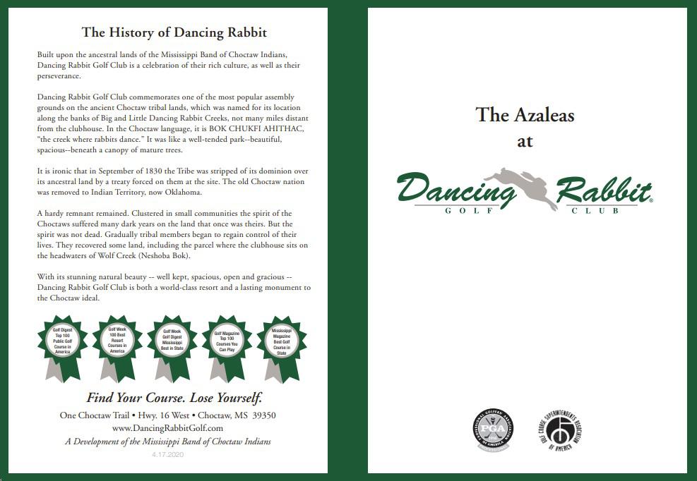 Dancing Rabbit - The Azaleas - Course Profile | Course Database