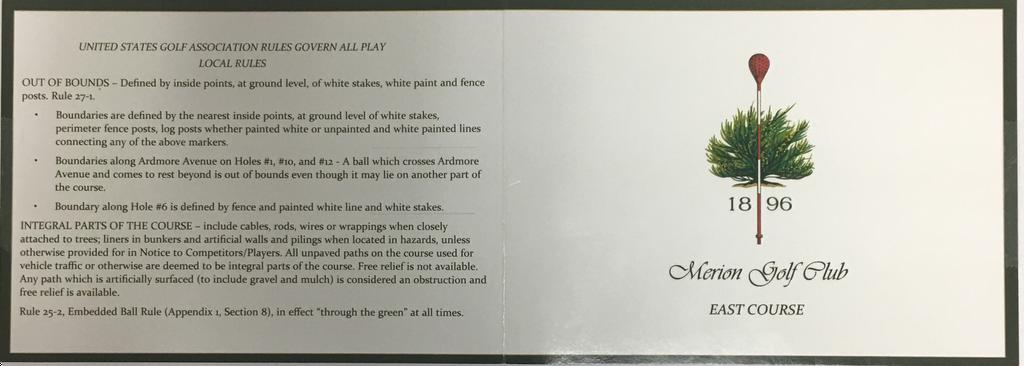 Merion Golf Club - East Course - Course Profile | Course Database