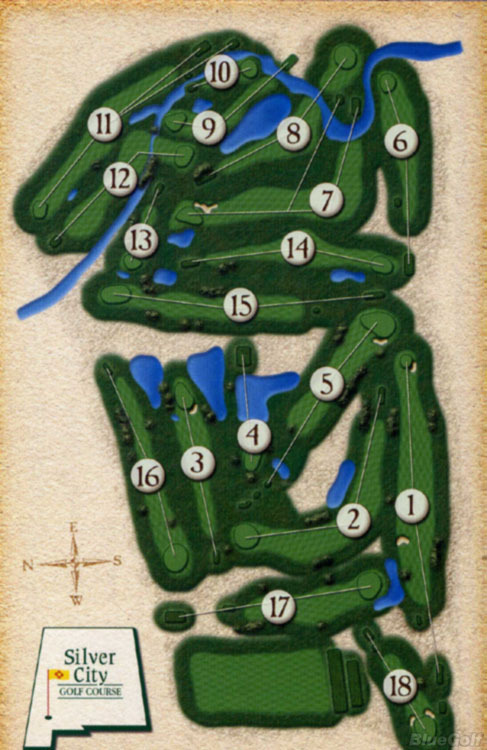 Scott Park Golf Links - Layout Map | Course Database