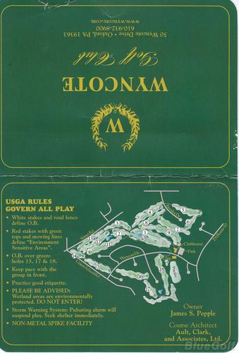 Wyncote Golf Club - Course Profile | Course Database