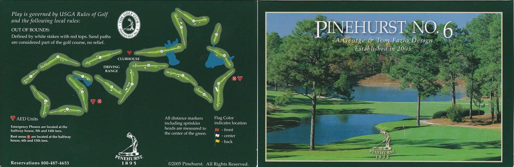Pinehurst No. 6 - Actual Scorecard | Course Database