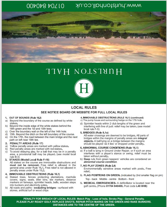 Hurlston Hall Golf Club - Course Profile | Course Database