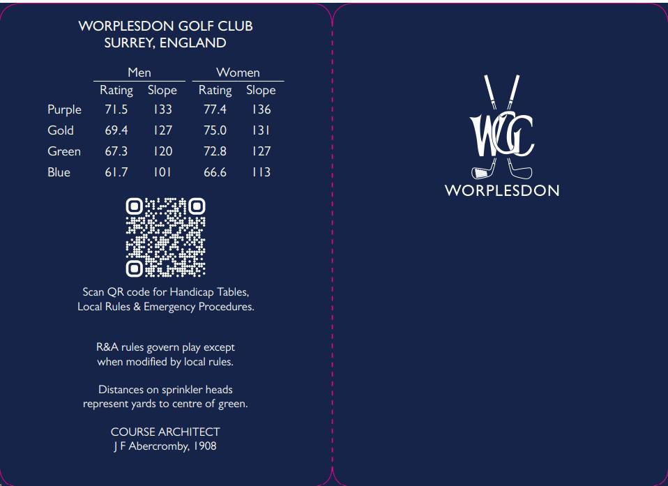 Worplesdon Golf Club - Course Profile | Course Database