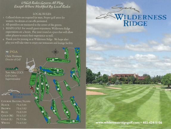Wilderness Ridge Golf Club - Course Profile | Course Database