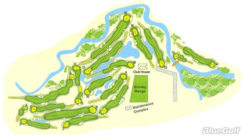Sanctuary Golf Course - Layout Map | Course Database