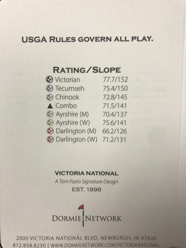 Victoria National Golf Club - Course Profile | Course Database