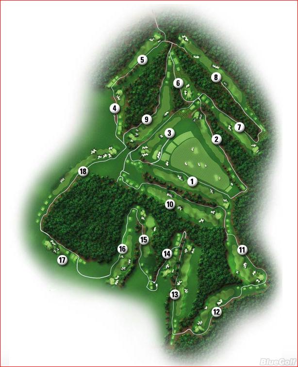 Bayonet and Black Horse - Bayonet - Layout Map | Course Database