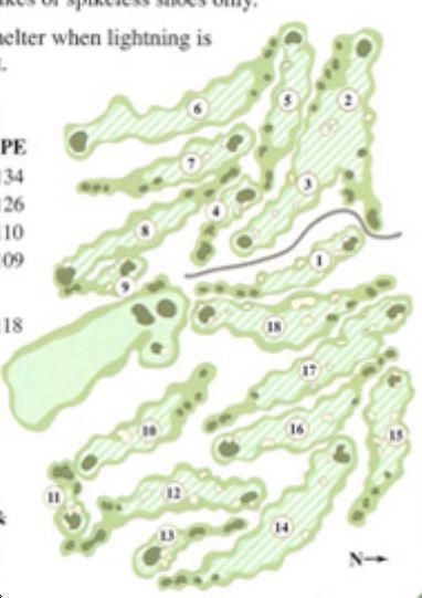 Wild Horse Golf Club - Layout Map | Course Database