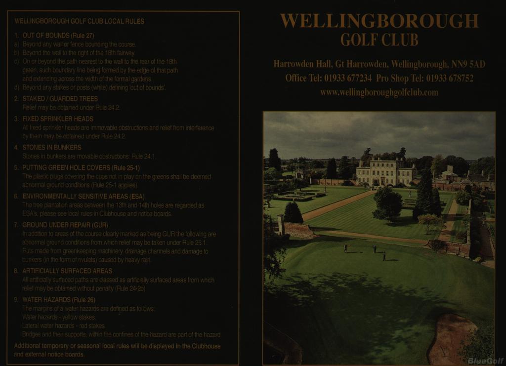 Wellingborough Golf Club - Course Profile | Course Database