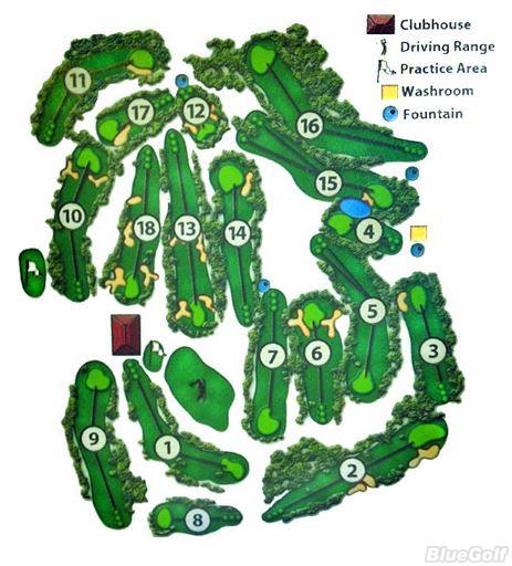 Castlegar Golf Club - Layout Map | Course Database