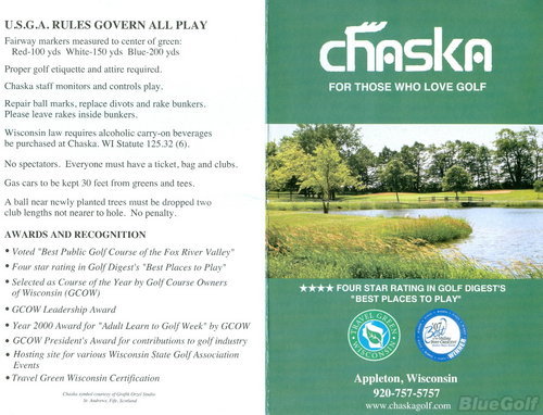 Chaska Golf Course - Course Profile | Course Database