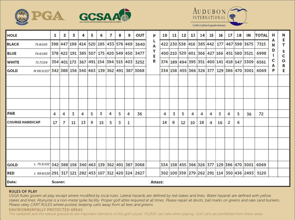 Atunyote at Turning Stone - Course Profile | Course Database