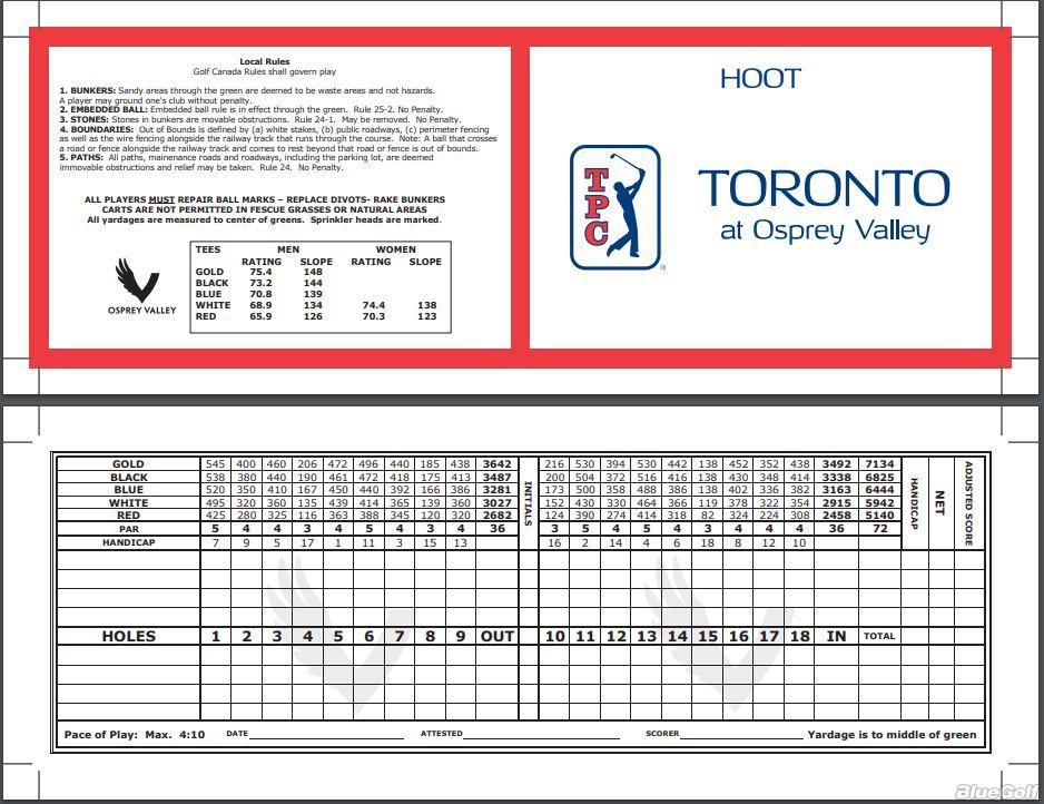 TPC Toronto at Osprey Valley - Hoot - Course Profile | Course Database