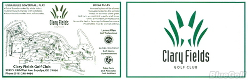 Clary Fields Golf Club - Course Profile | Course Database