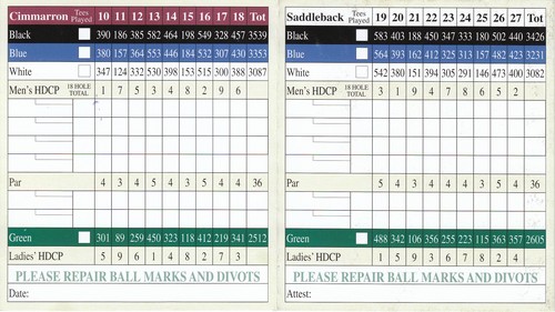 The Clubs of Stonebridge Ranch - Hills Cimmarron/Saddleback - Course ...