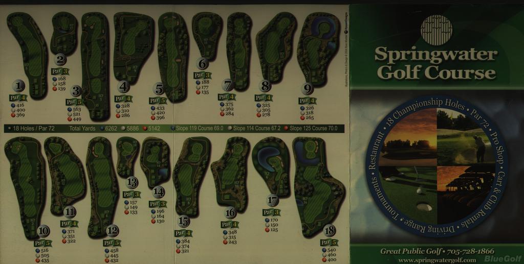 Springwater Golf Course - Course Profile | Course Database