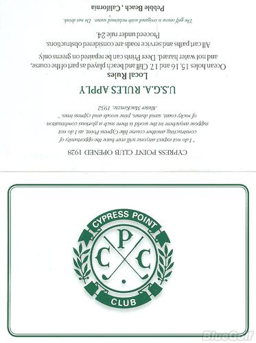 Cypress Point Club - Course Profile | Course Database