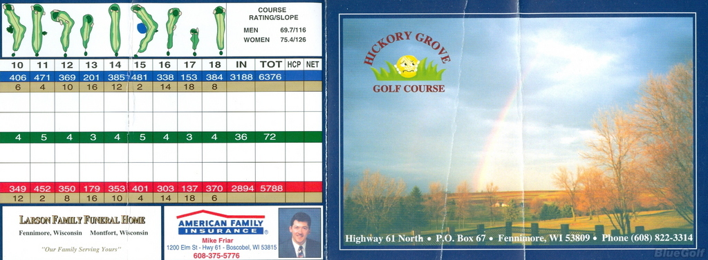 Hickory Grove Golf & Country Club - Course Profile | Course Database