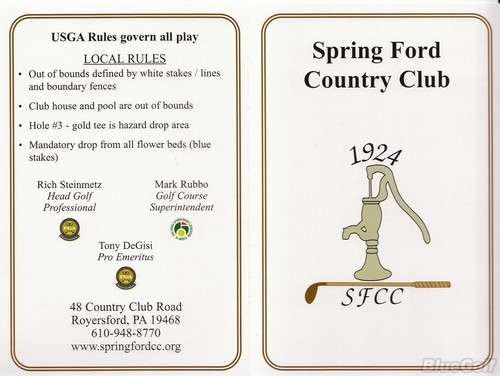 Spring Ford Country Club - Course Profile | Course Database