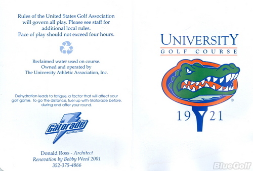 University of Florida Golf Course - Course Profile | Course Database