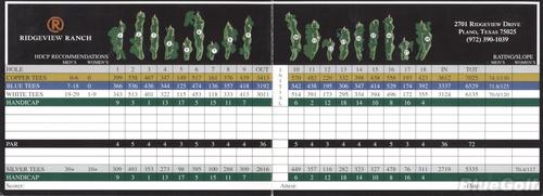 Ridgeview Ranch Golf Club - Course Profile | Course Database