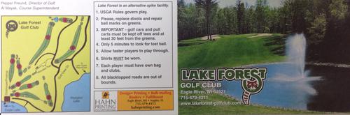 Lake Forest Golf Club - Course Profile | Course Database