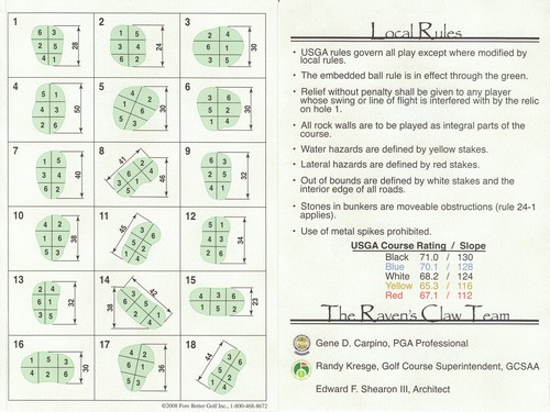 Raven's Claw Golf Club - Course Profile | Course Database