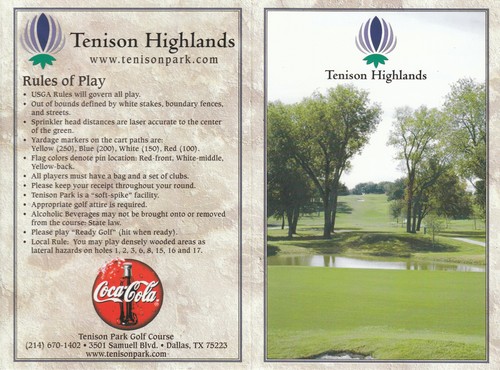 Tenison Park Golf Course - Highlands - Course Profile | Course Database