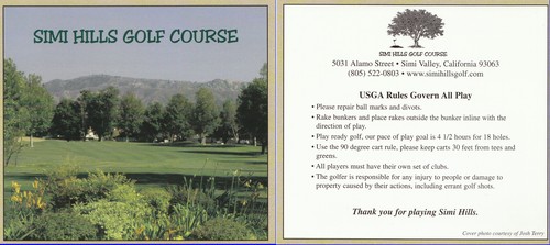 Simi Hills Golf Course - Course Profile | Course Database