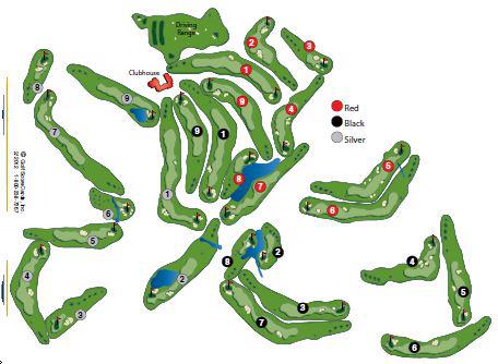 The Georgia Club- Red/Black - Layout Map | Course Database