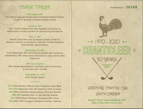 Greenville Country Club: Chanticleer - Course Profile | Course Database