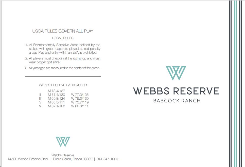 Webb’s Reserve Golf Club - Course Profile | Course Database