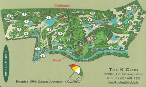 The K Club Golf Resort - Palmer North - Course Profile | Course Database