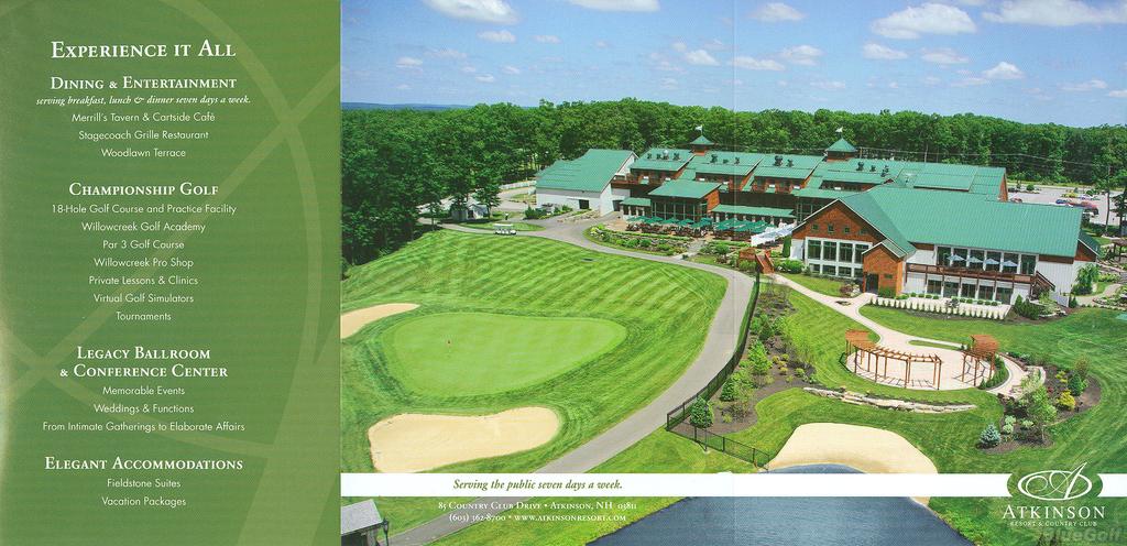 Actual Scorecard for The Atkinson Resort & Country Club