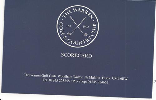Warren Golf Club - Course Profile | Course Database