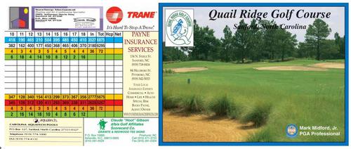 Quail Ridge - Course Profile | Course Database