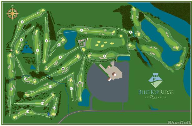 Blue Top Ridge at Riverside - Layout Map | Course Database