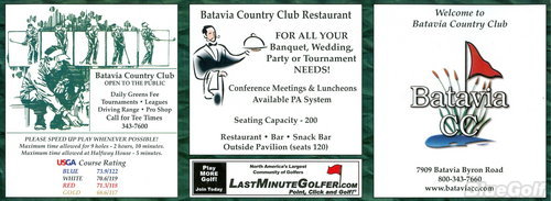 Batavia Country Club - Course Profile | Course Database