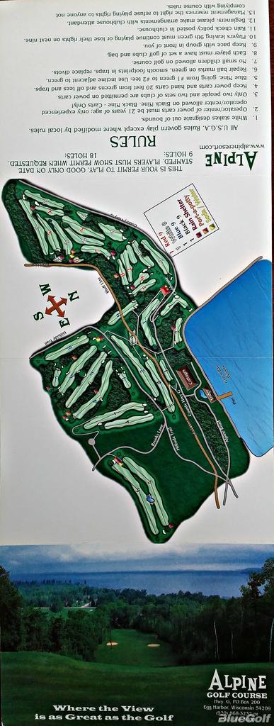 Alpine Golf Course - Blue/Red - Course Profile | Course Database