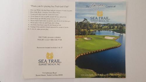 Sea Trail Plantation and Golf Resort - Jones Course - Course Profile ...